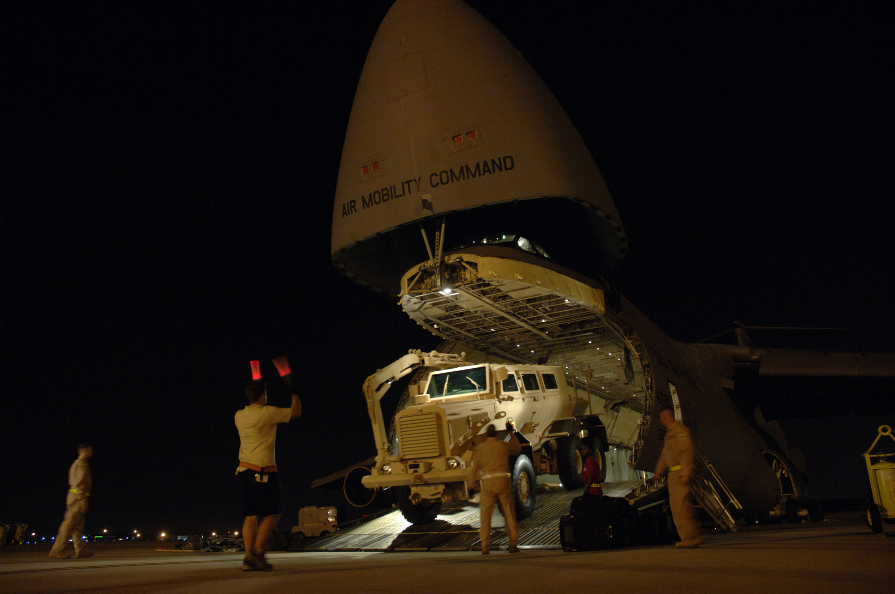 C-5 GALAXY MRAP LOAD
