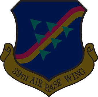 39th Air Base Wing Shield (Camouflage)