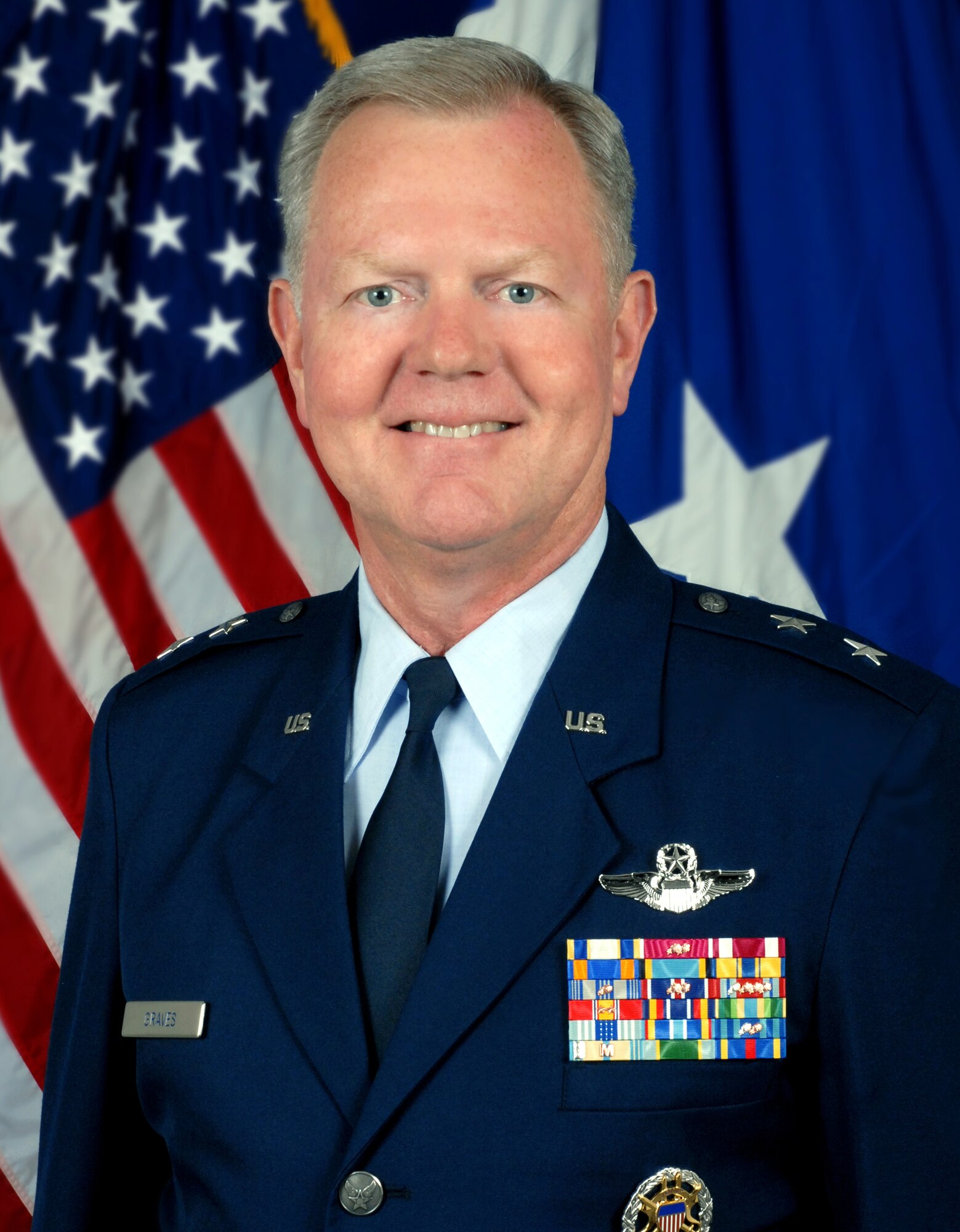 MAJOR GENERAL JAMES W. GRAVES > Air Force > Biography Display