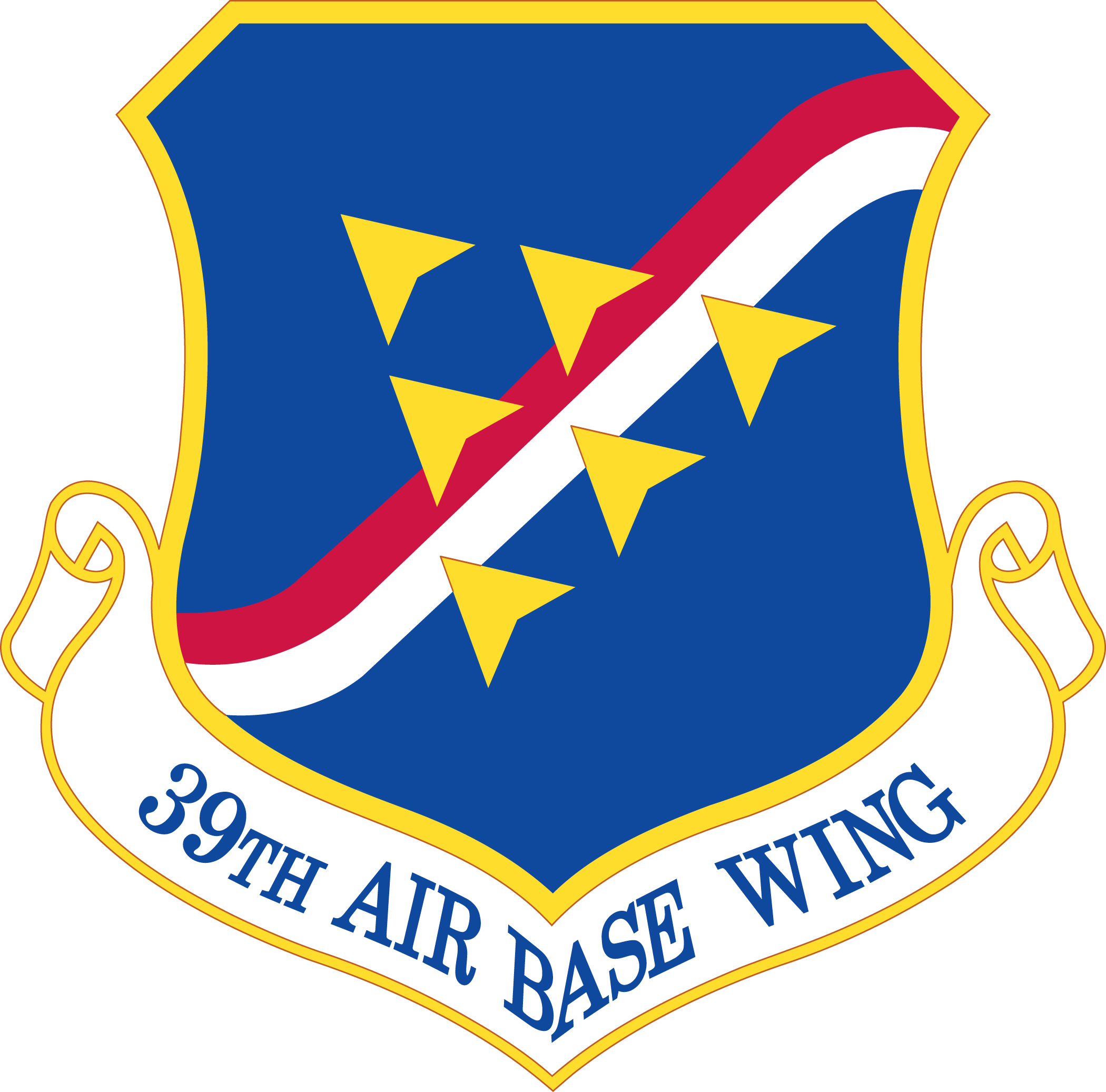 39th Air Base Wing Shield Color)