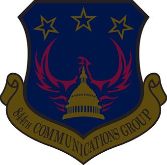 844th Communications Group Shield (Camouflage)
