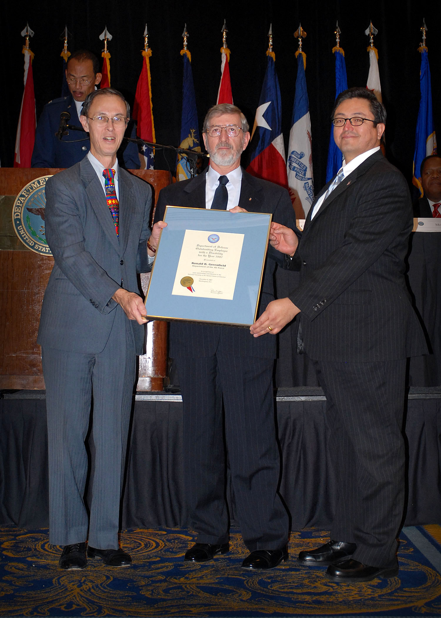 Air Force receives 2 DOD disability awards > Air Force > Article Display