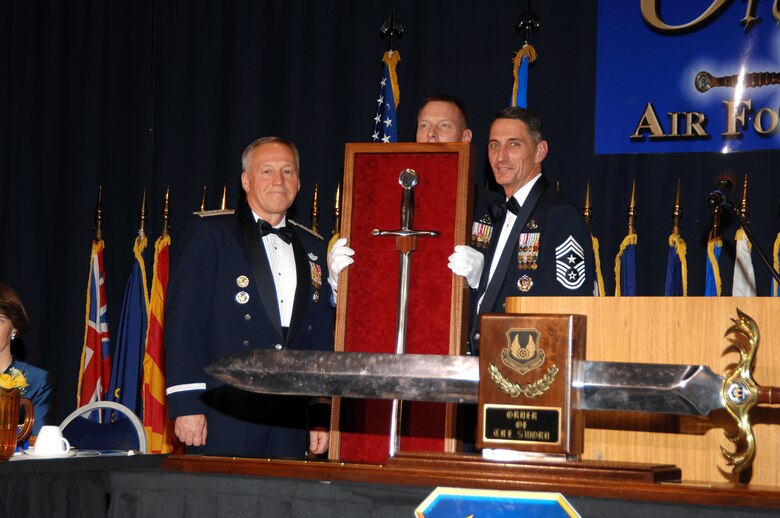AFMC Airmen honor commander with Order of the Sword > Air Force ...