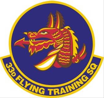 33 Flying Training Squadron Emblem