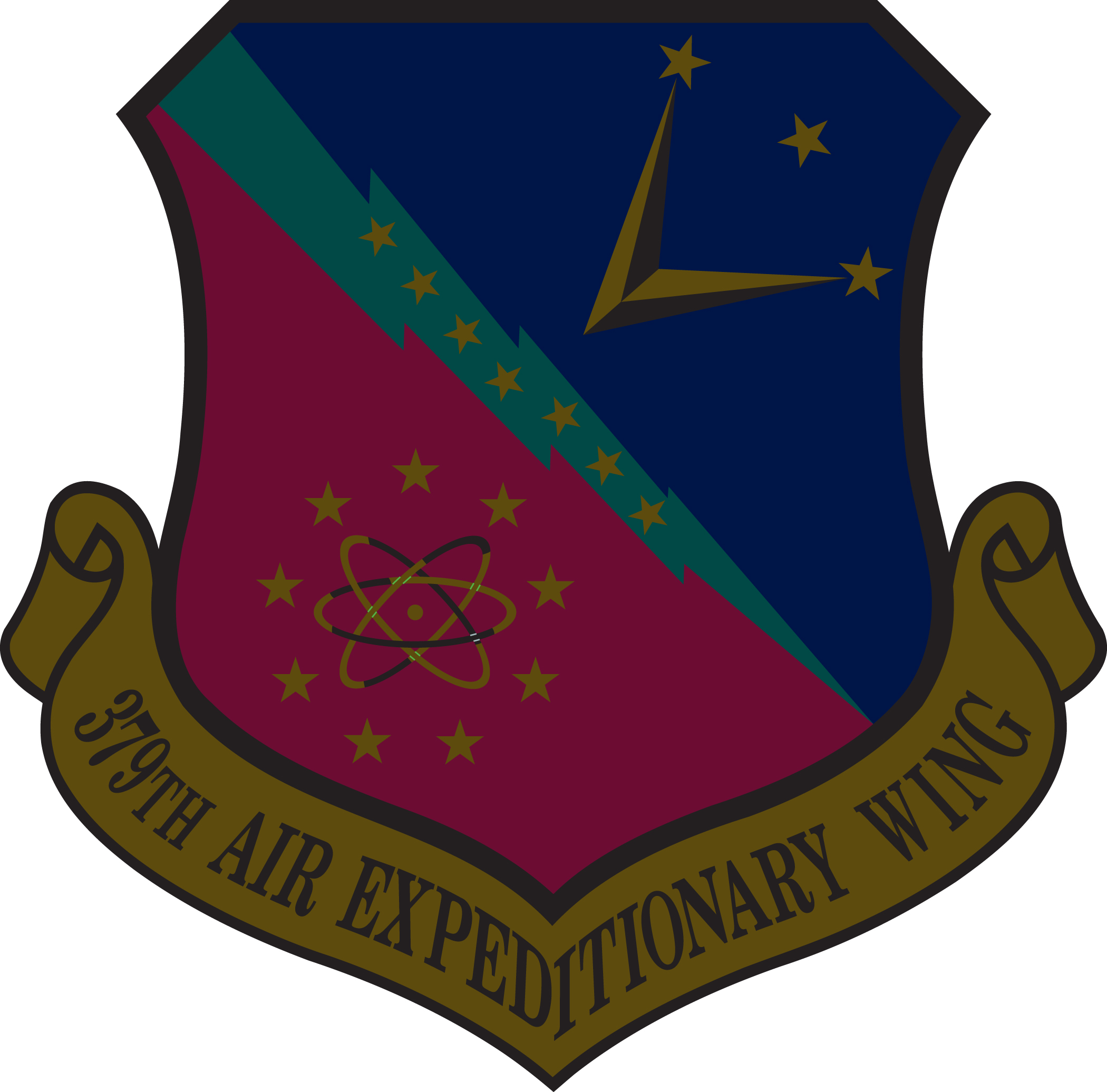 379th Air Expeditionary Wing Shield (Camouflage)