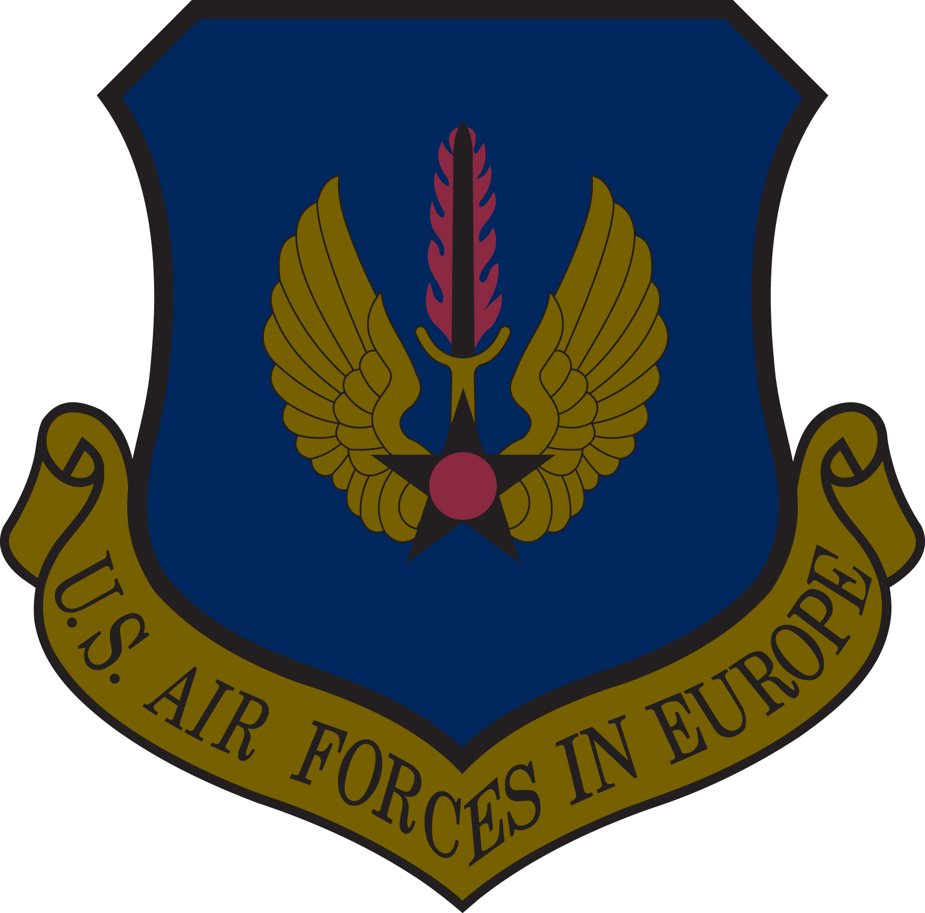 U.S. Air Forces in Europe Shield (Camouflage)