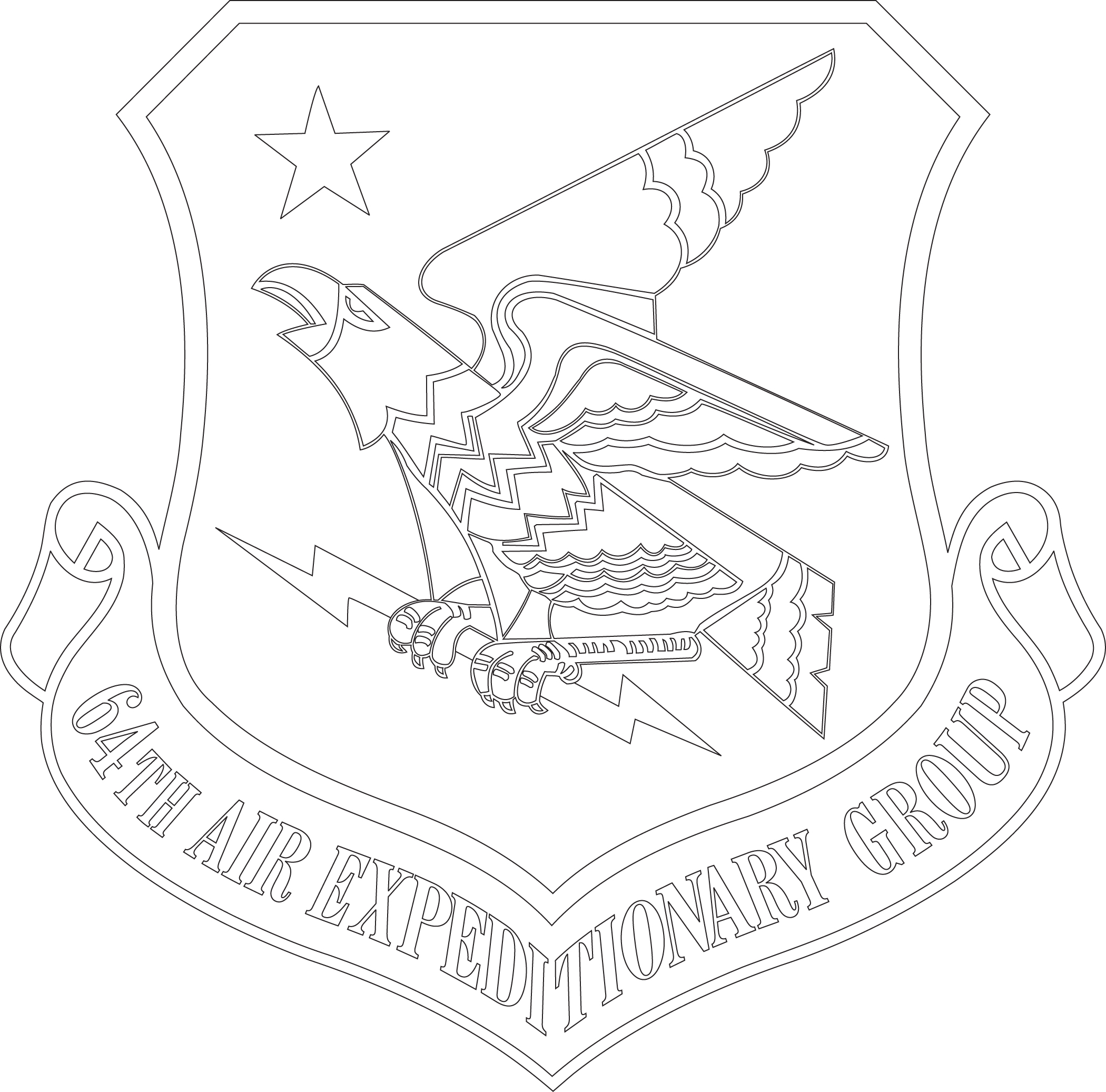 64th Air Expeditionary Grooup (Black&White)