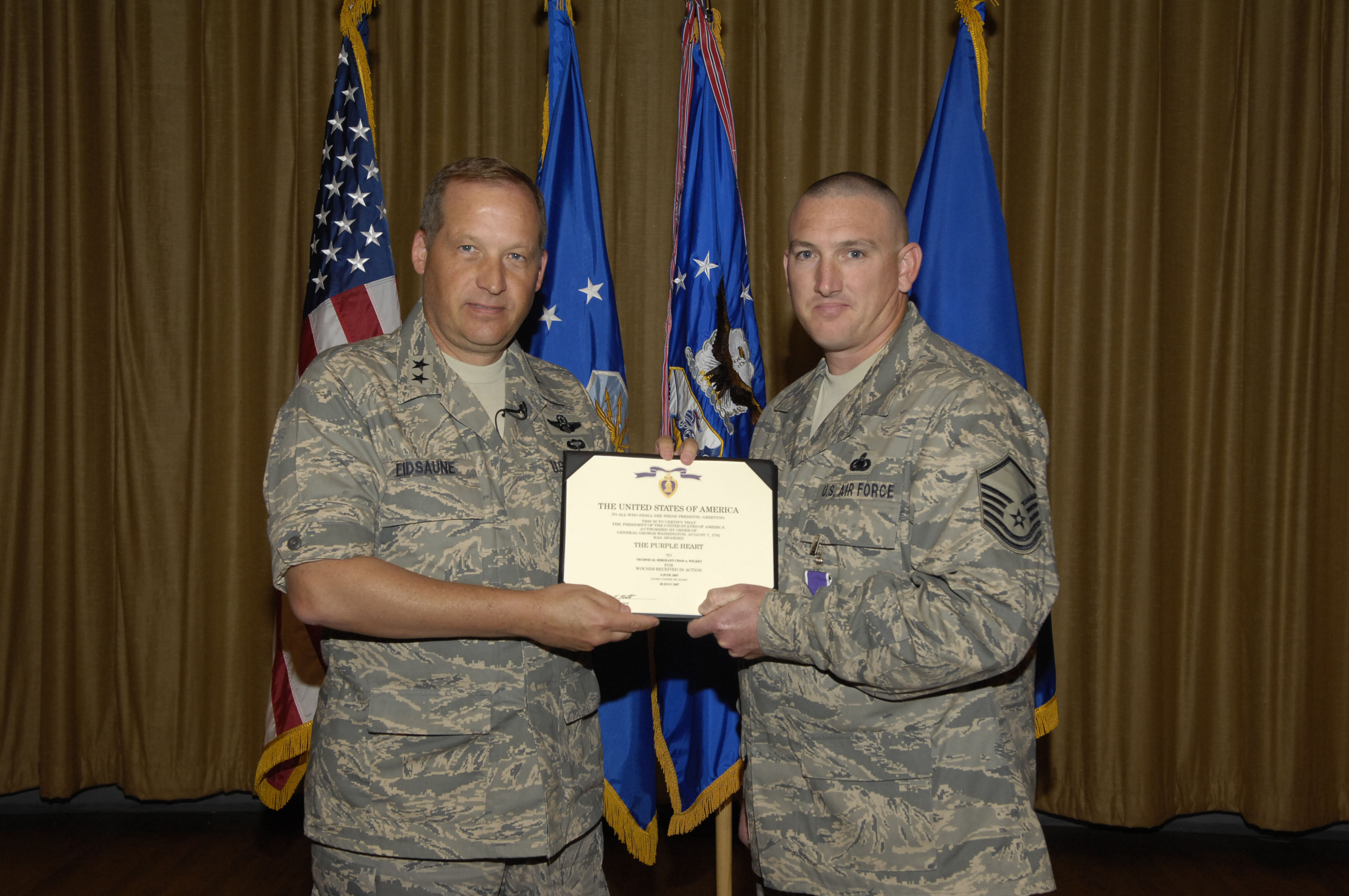 General presents medals to outstanding personnel > Eglin Air Force Base ...