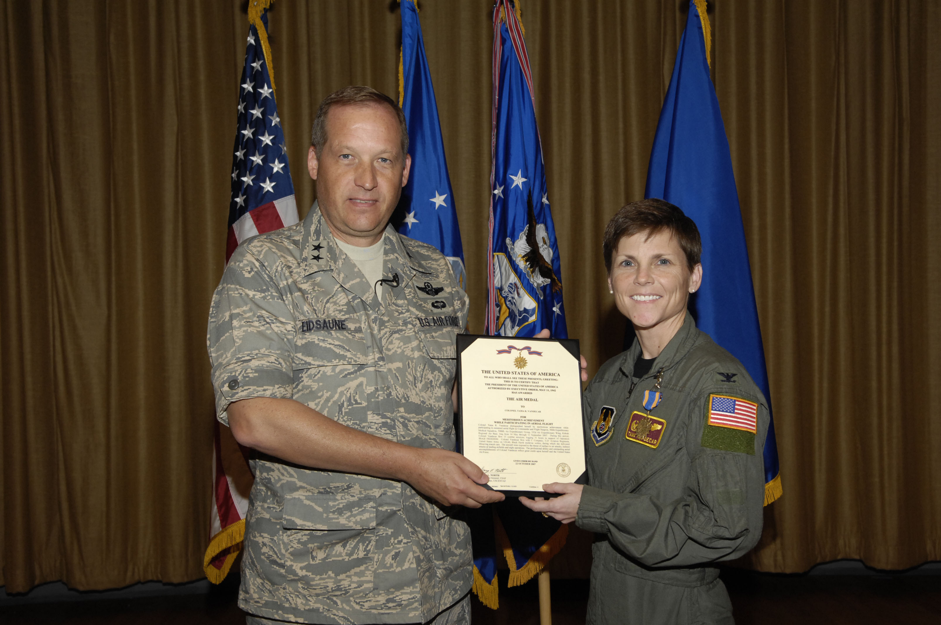 General presents medals to outstanding personnel > Eglin Air Force Base ...
