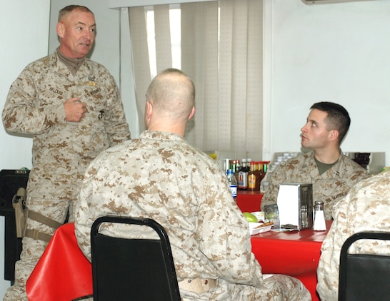 MarCent CG visits leathernecks in Afghanistan > Deputy Commandant Information > News Article Display