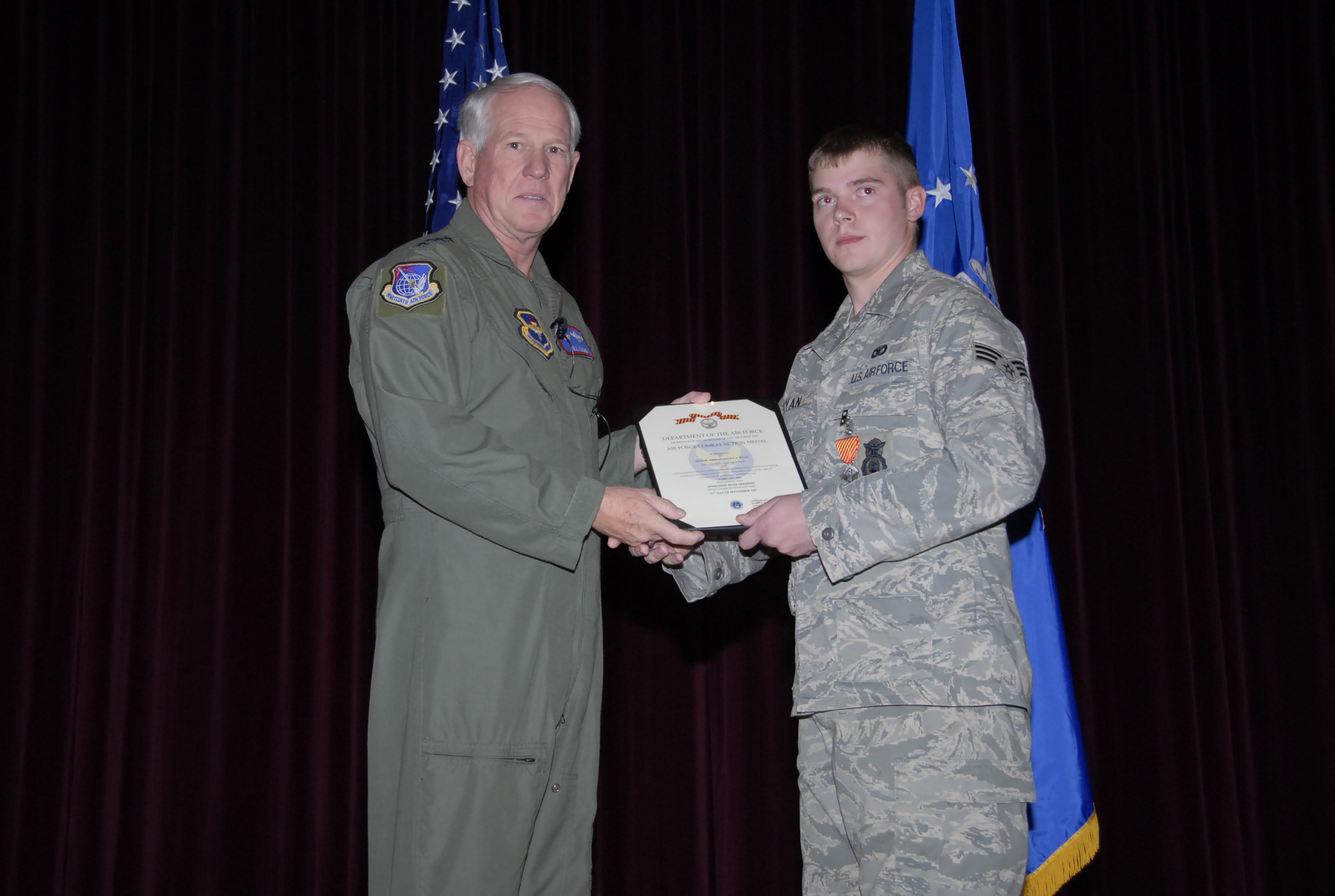 Sheppard Airmen receive Combat Action Medal > Sheppard Air Force Base ...
