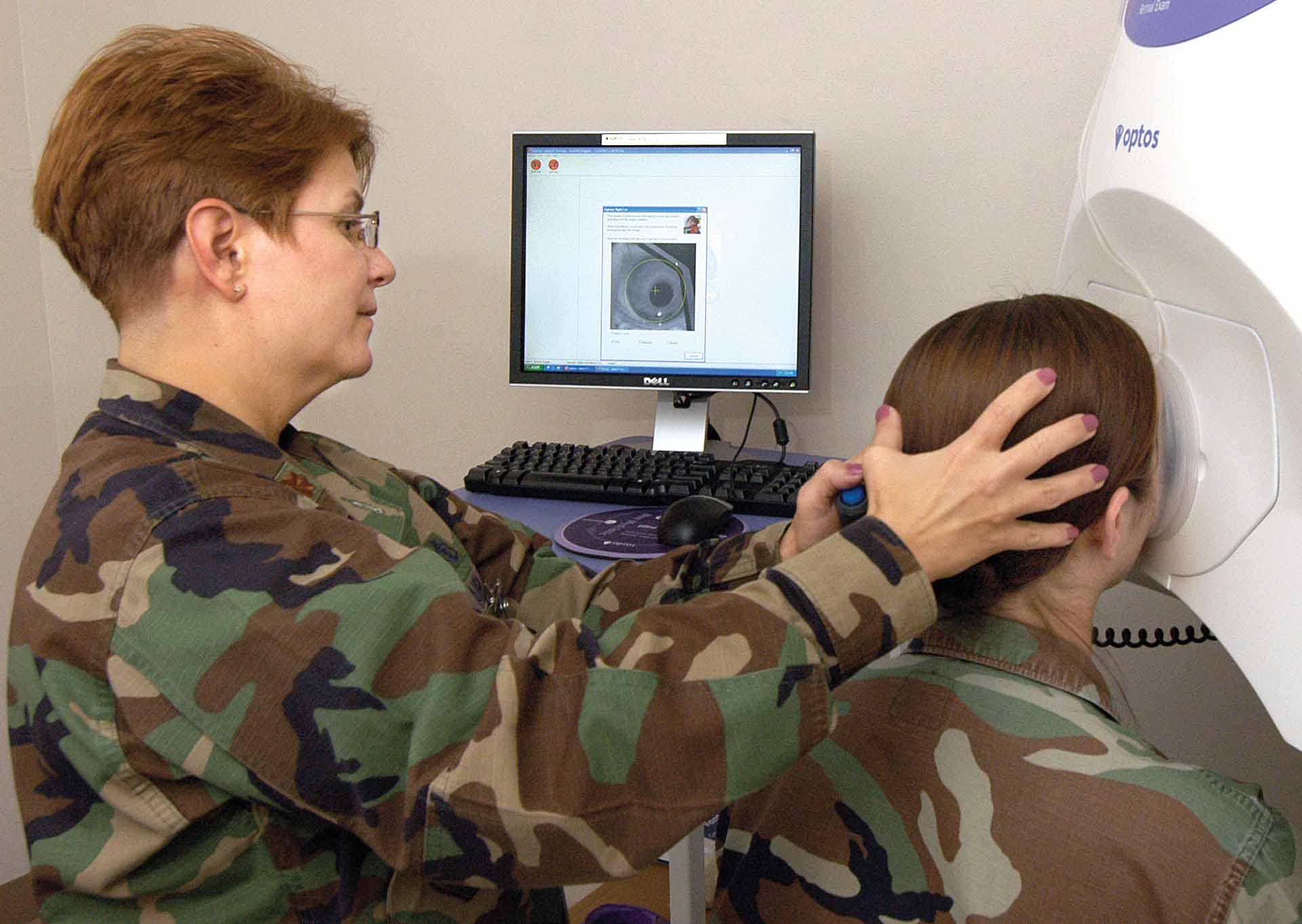 New eye exam technology improves productivity > Air Force Materiel ...