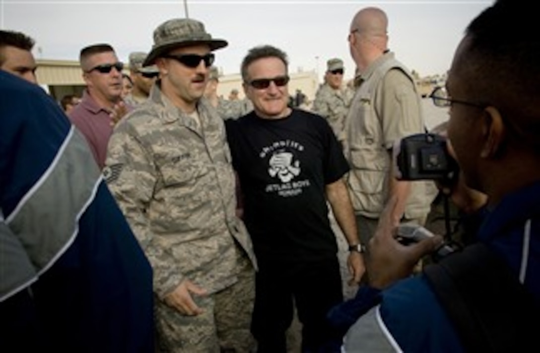 POSING WITH ROBIN WILLIAMS | U.S. Department of War