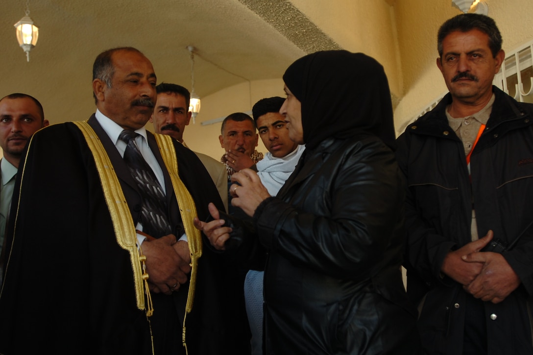 Moustafa Kamel Hamad Shabib al-Jabouri, leader of the Arab Jabour ...
