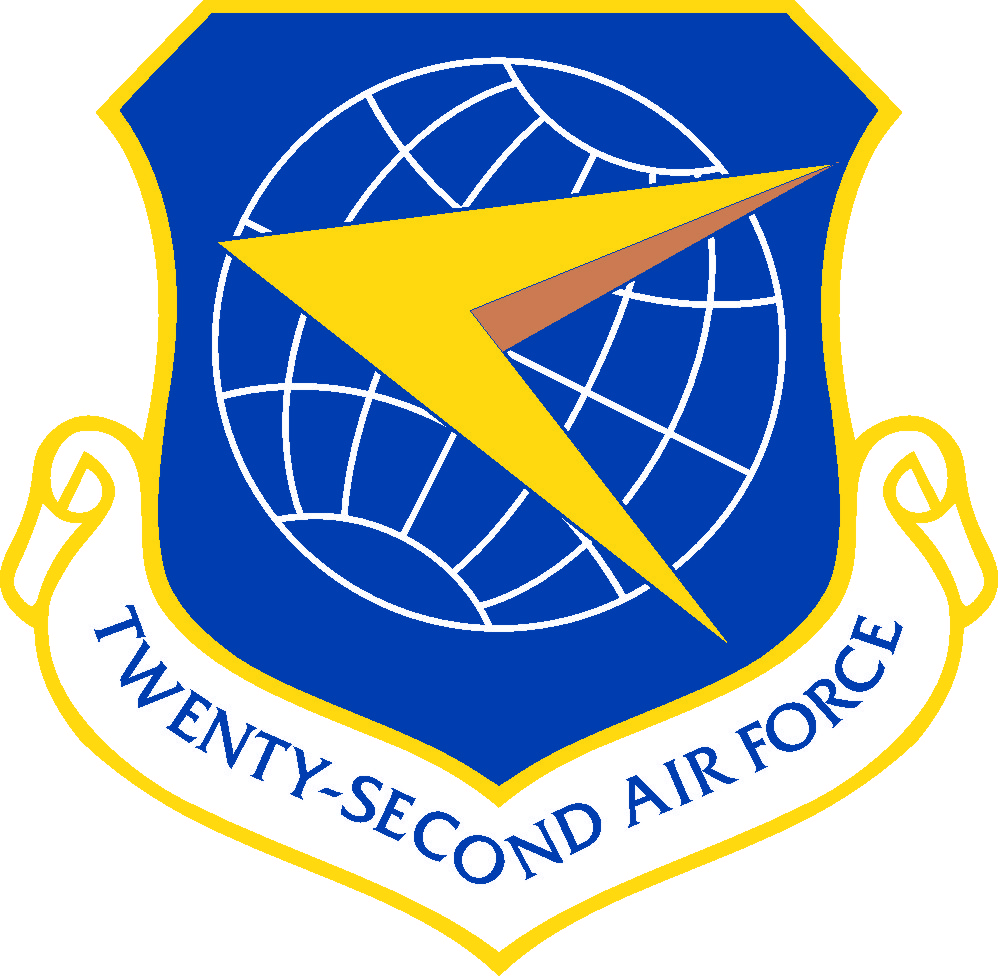 22nd Air Force Unit Shield