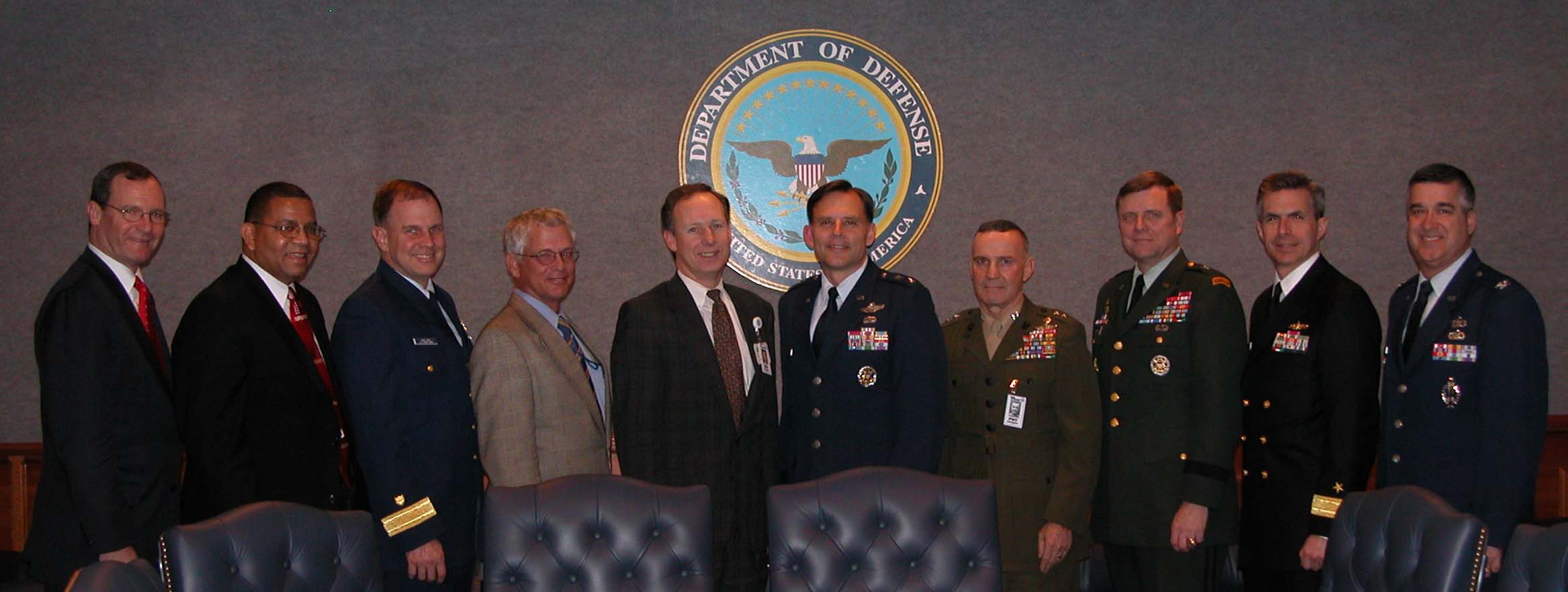 From the left: John Allison, chief training officer, Defense ...