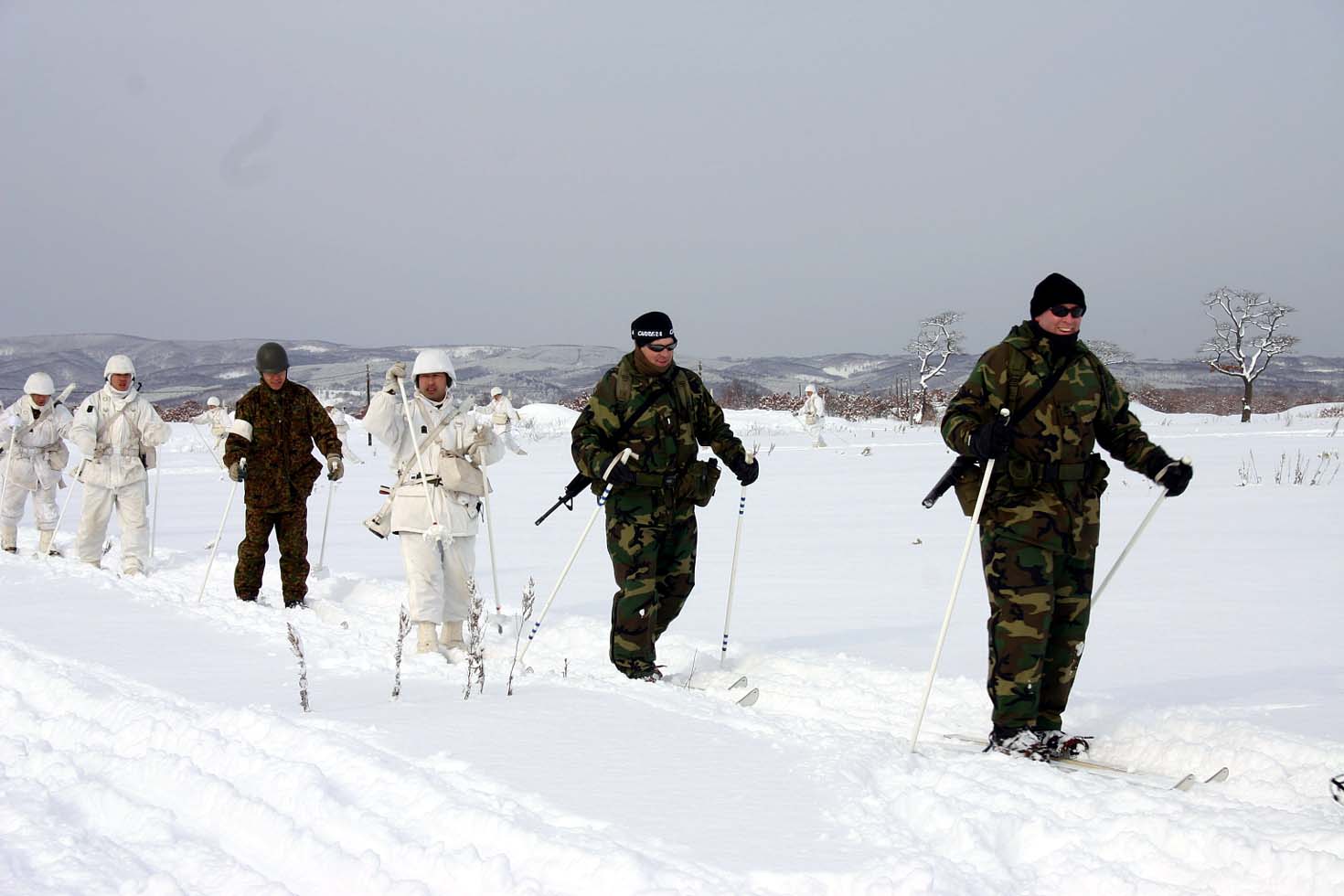 Members of the 1st Battalion, 115th Brigade Infantry, 29th Infantry ...