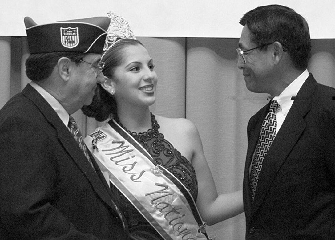 Fred Pang (right), assistant secretary of defense for force management ...