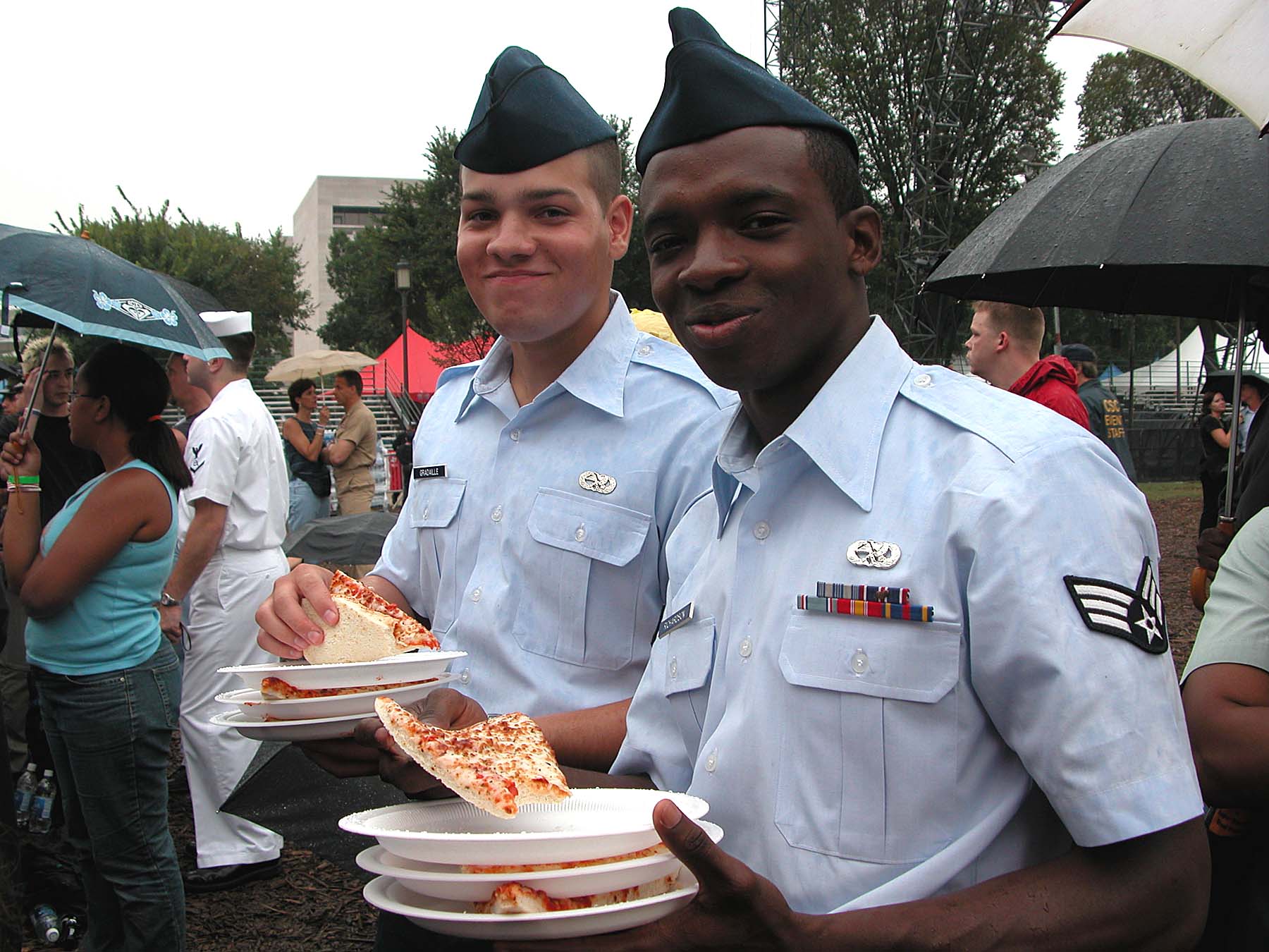 Air Force Senior Airmen Anthony Richardson and Joshua Gradaille, 605th ...