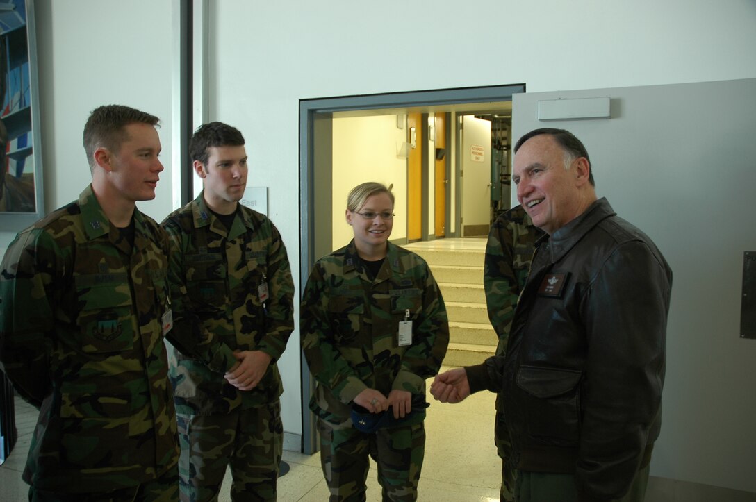 Gen. Hobbins meets U.S. Air Force Academy cadets