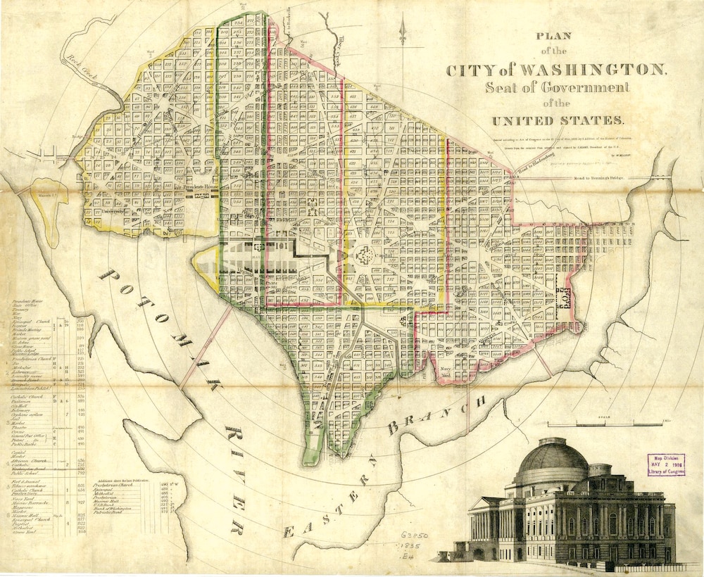 Washington D.C. circa 1800