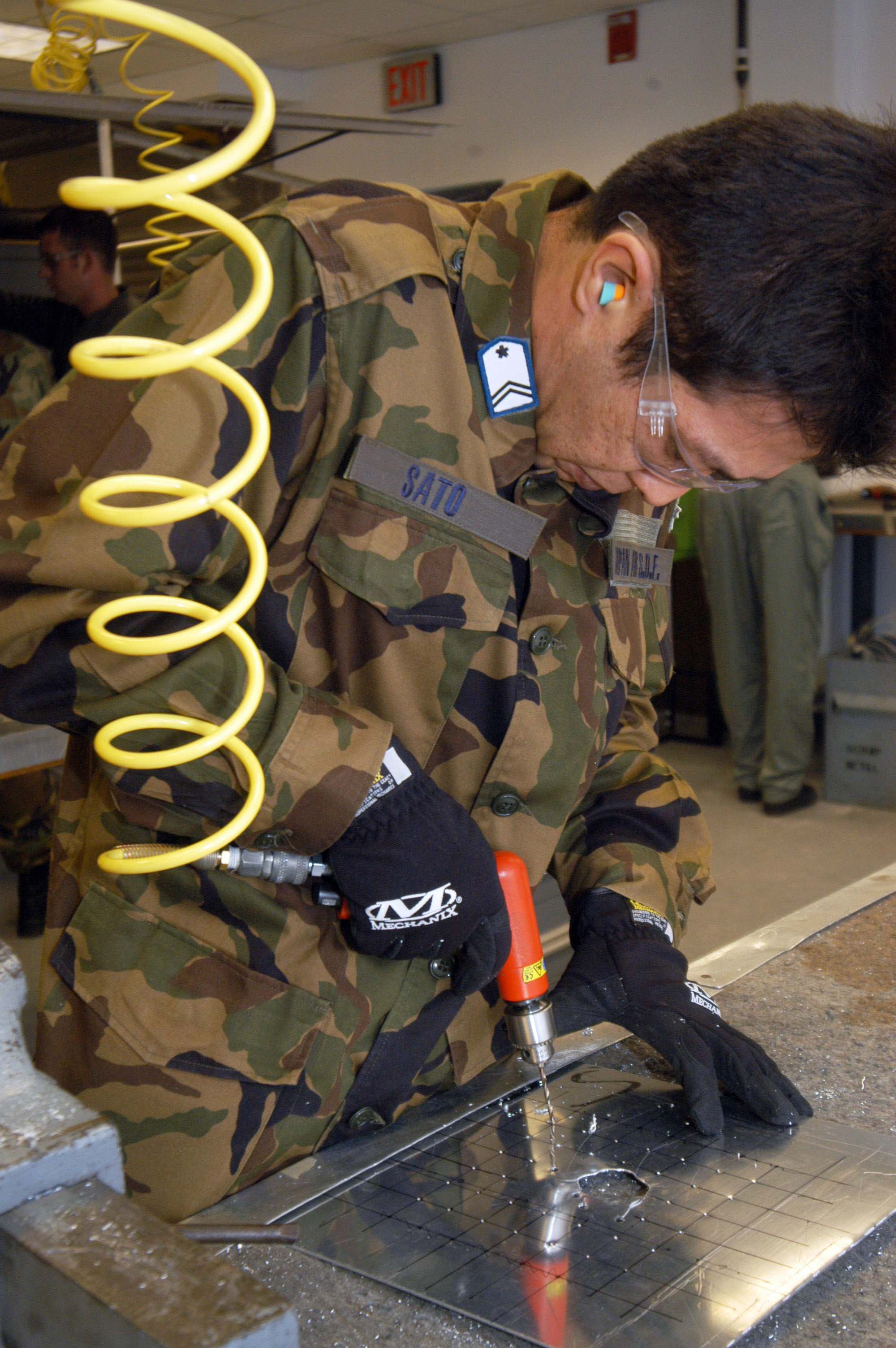 Robins instructors provide aircraft battle damage repair training to ...