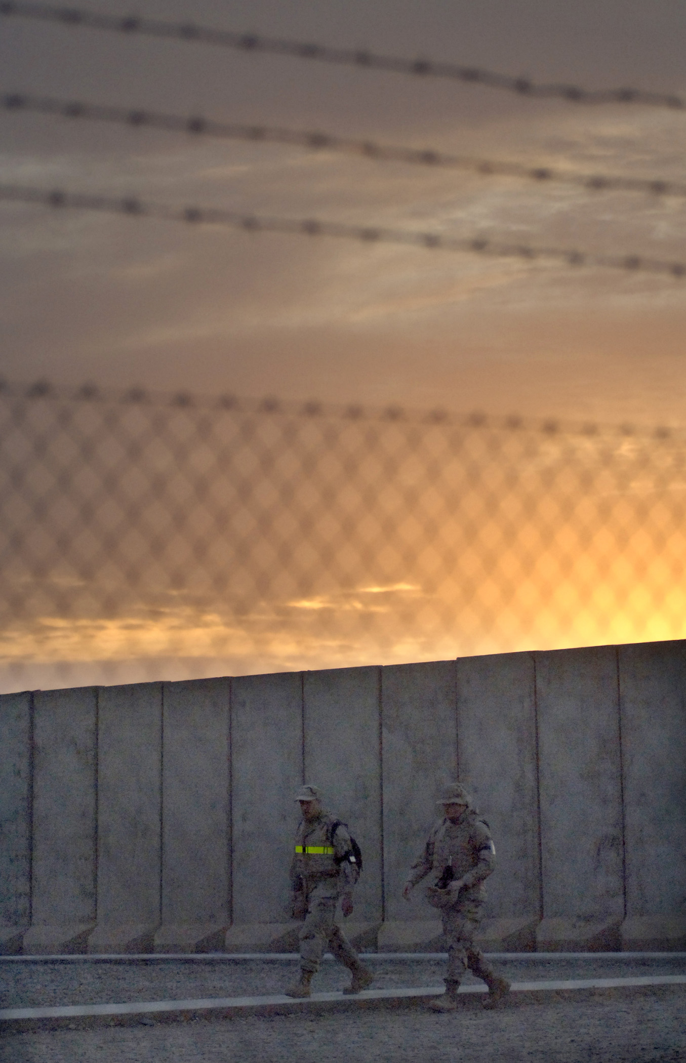 T-barriers protect Balad troops