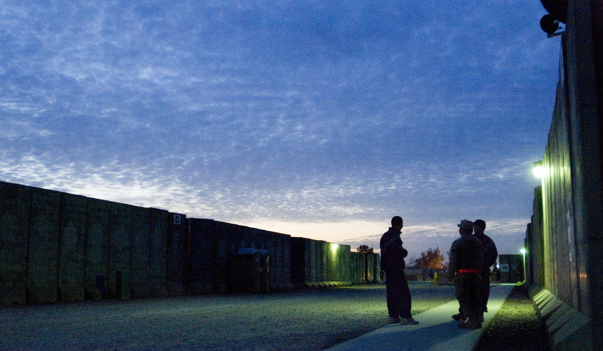 T-barriers protect Balad troops