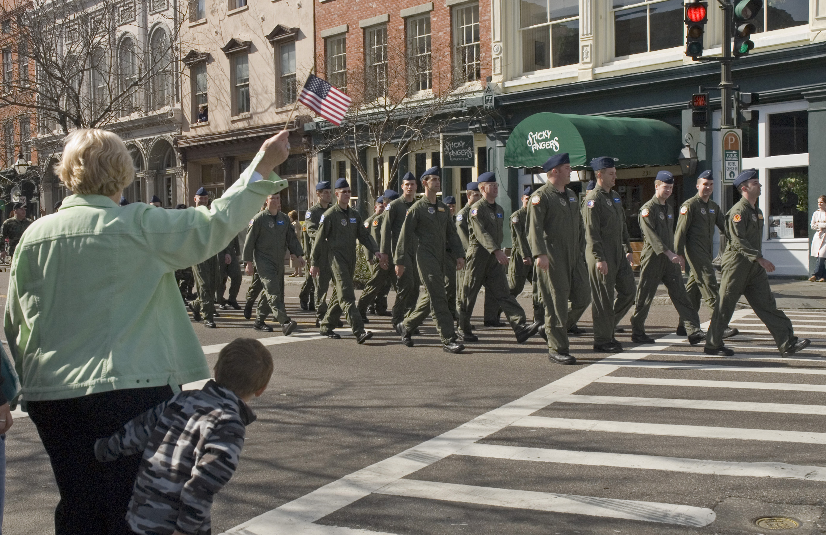 Washington Light Infantry Brigade parade