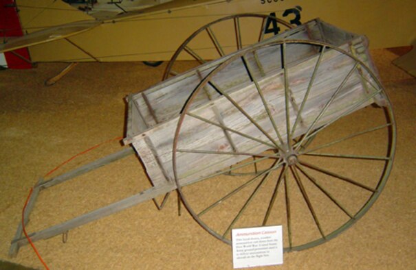 World War I Ammunition Caisson > Hill Air Force Base > Display
