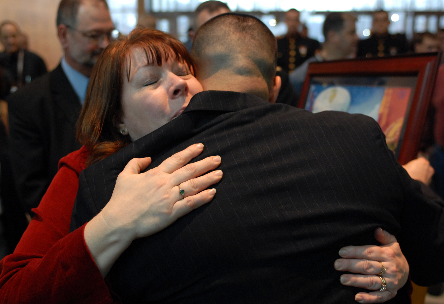 Deb Dunham, mother of Medal of Honor recipient U.S. Marine Cpl. Jason L ...