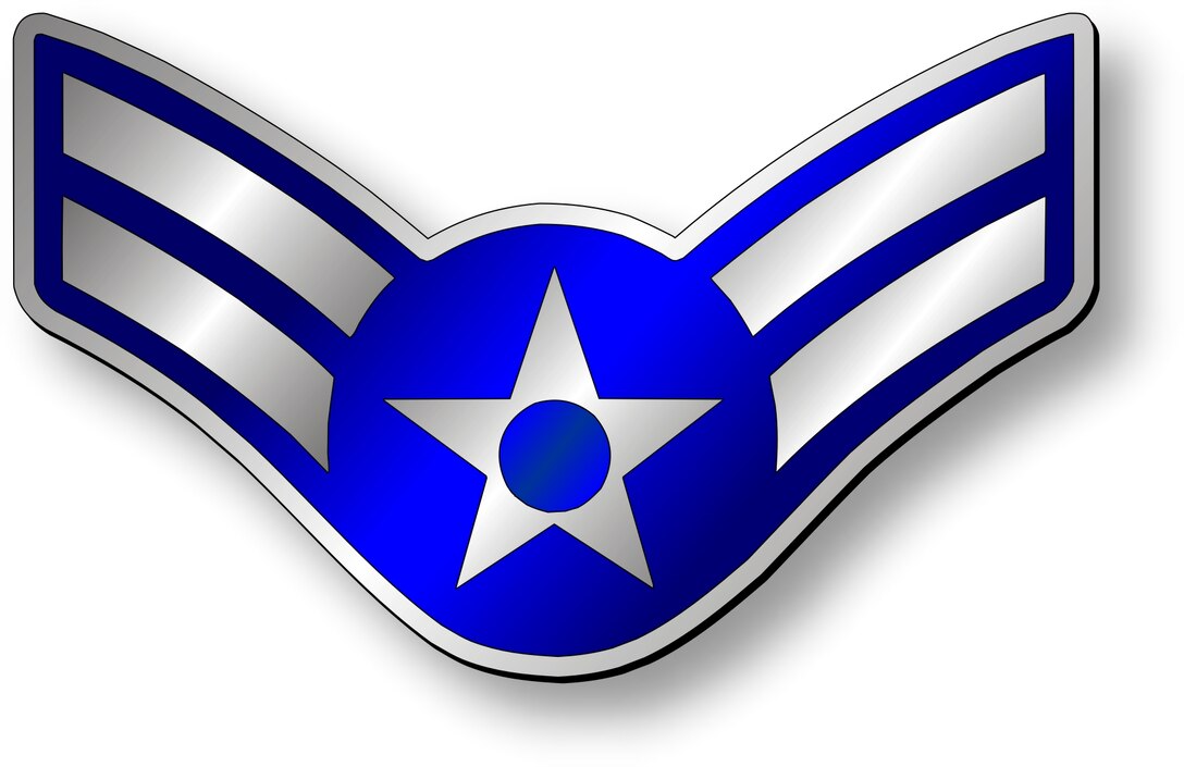 Airman First Class, E-3 Stripes (Metallic)