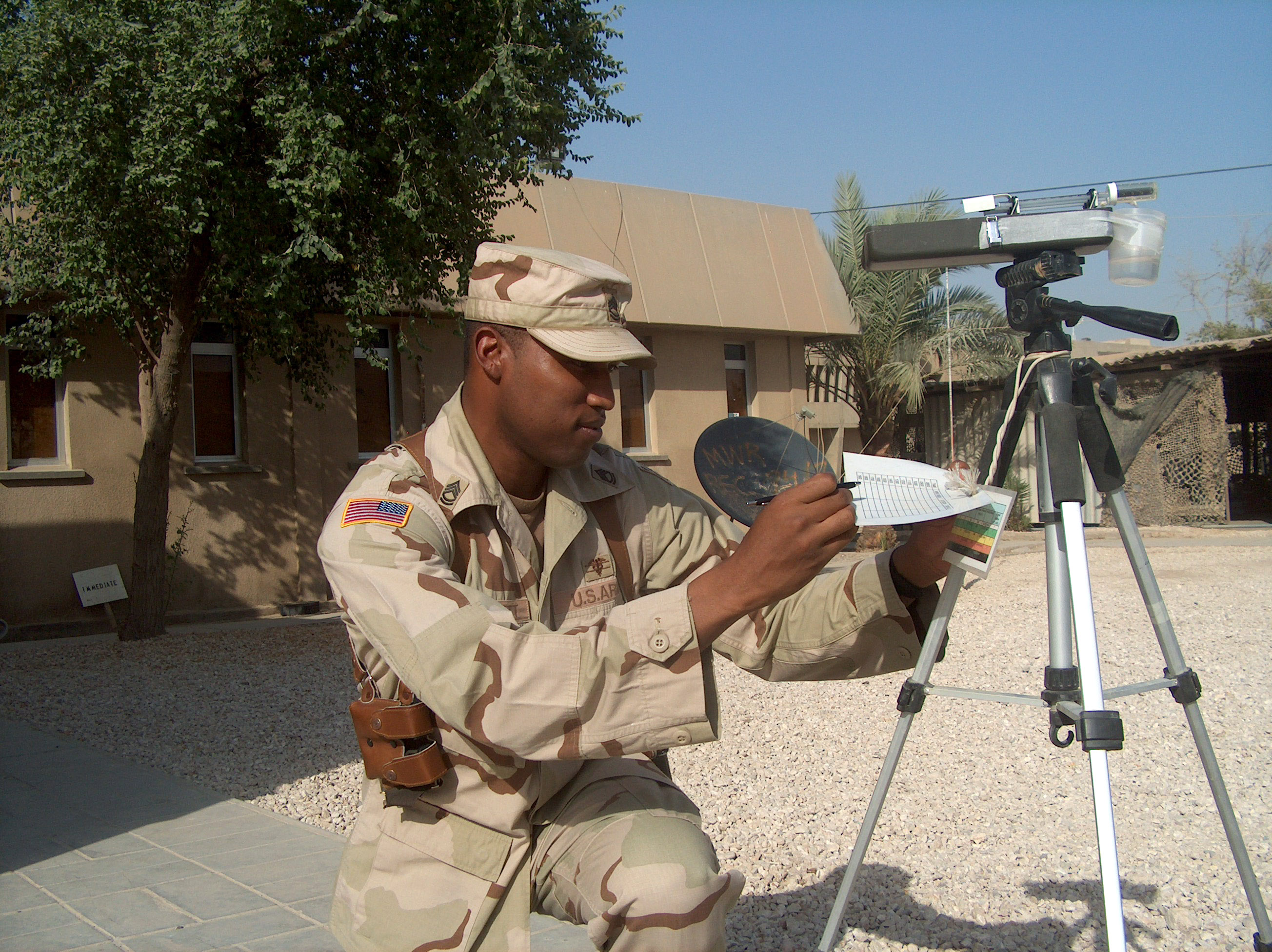 Sgt. 1st Class David Brissett, noncommissioned officer in charge of ...