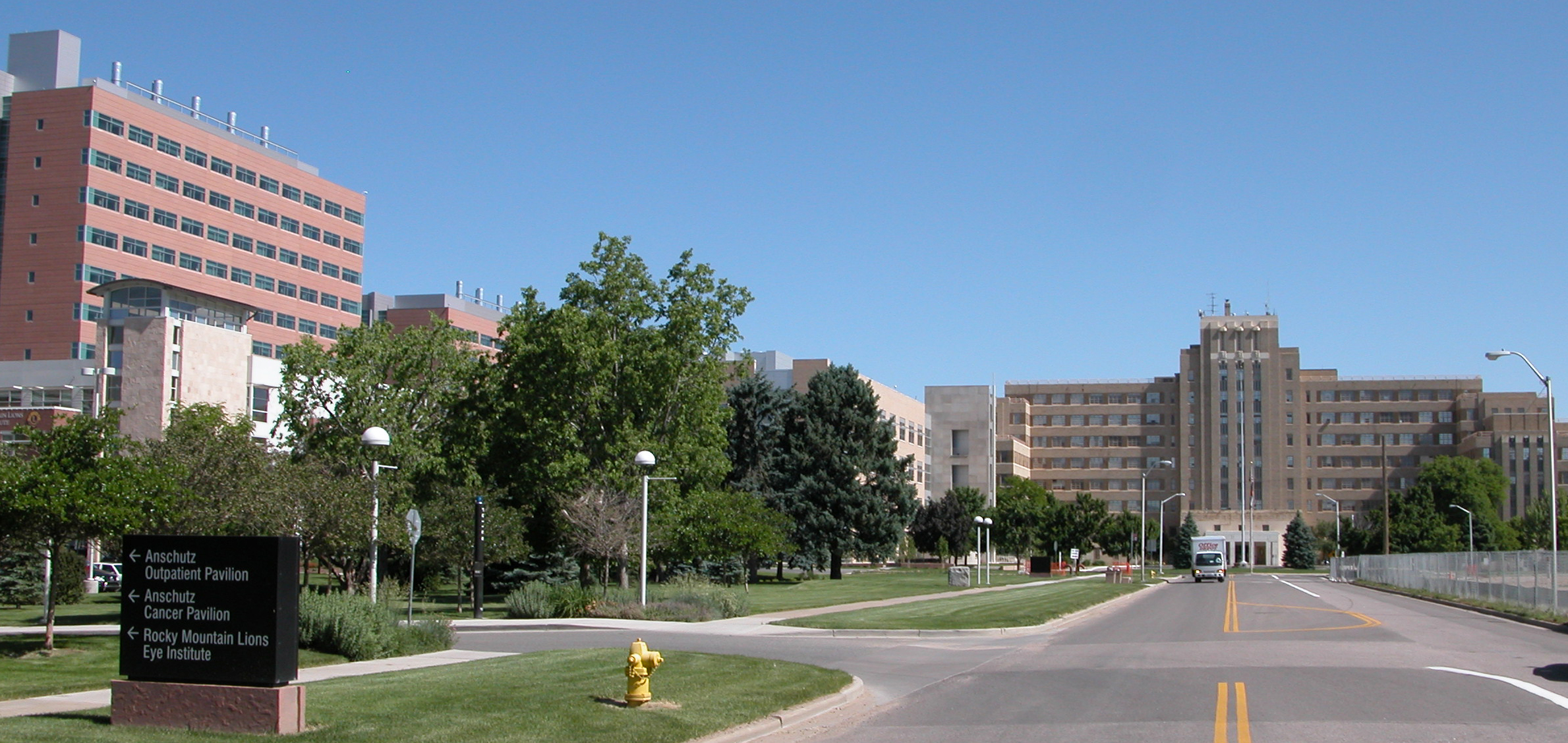 From the left: Commercial medical industry buildings share space on the ...