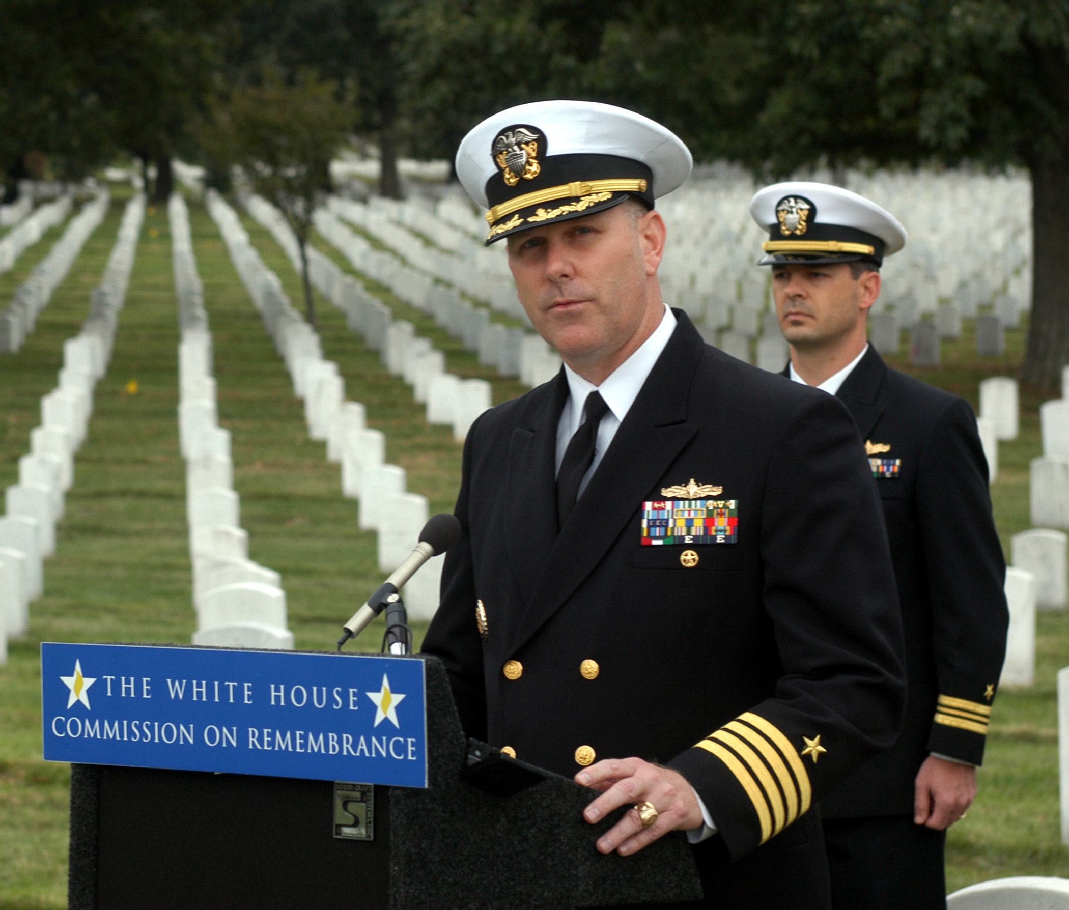 Navy Capt. Christopher W. Grady, former commander of the USS Cole ...