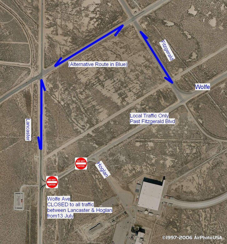 Runway construction brings traffic changes > Edwards Air Force Base > News