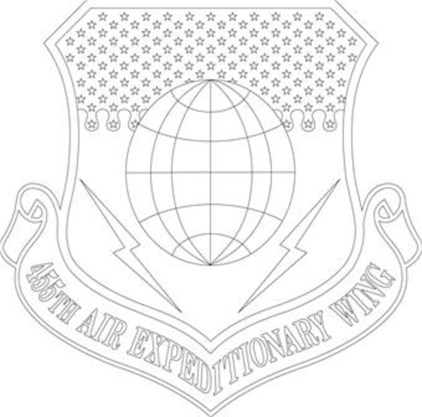 455th Air Expeditionary Wing (Black & White)