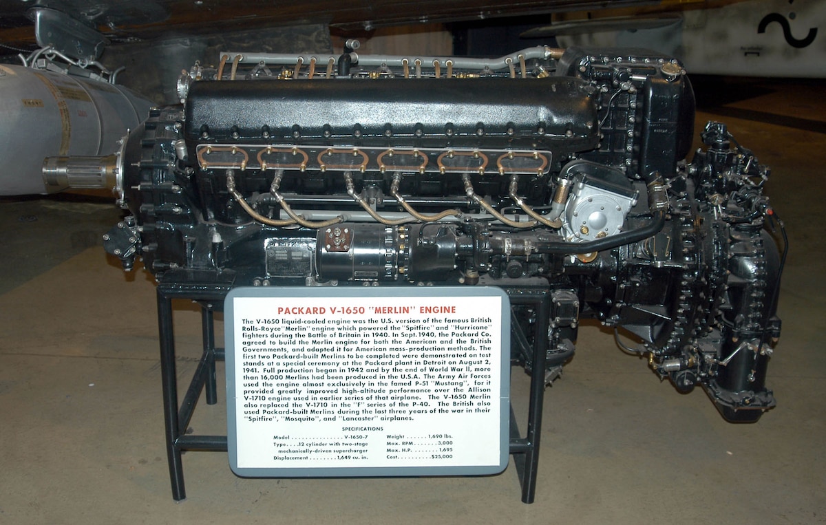 Packard V-1650 Merlin > National Museum of the United States Air Force ...