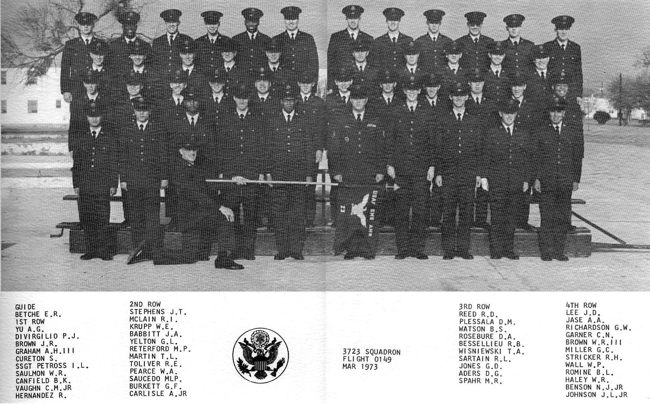 3723 Flt 149 Mar 1973