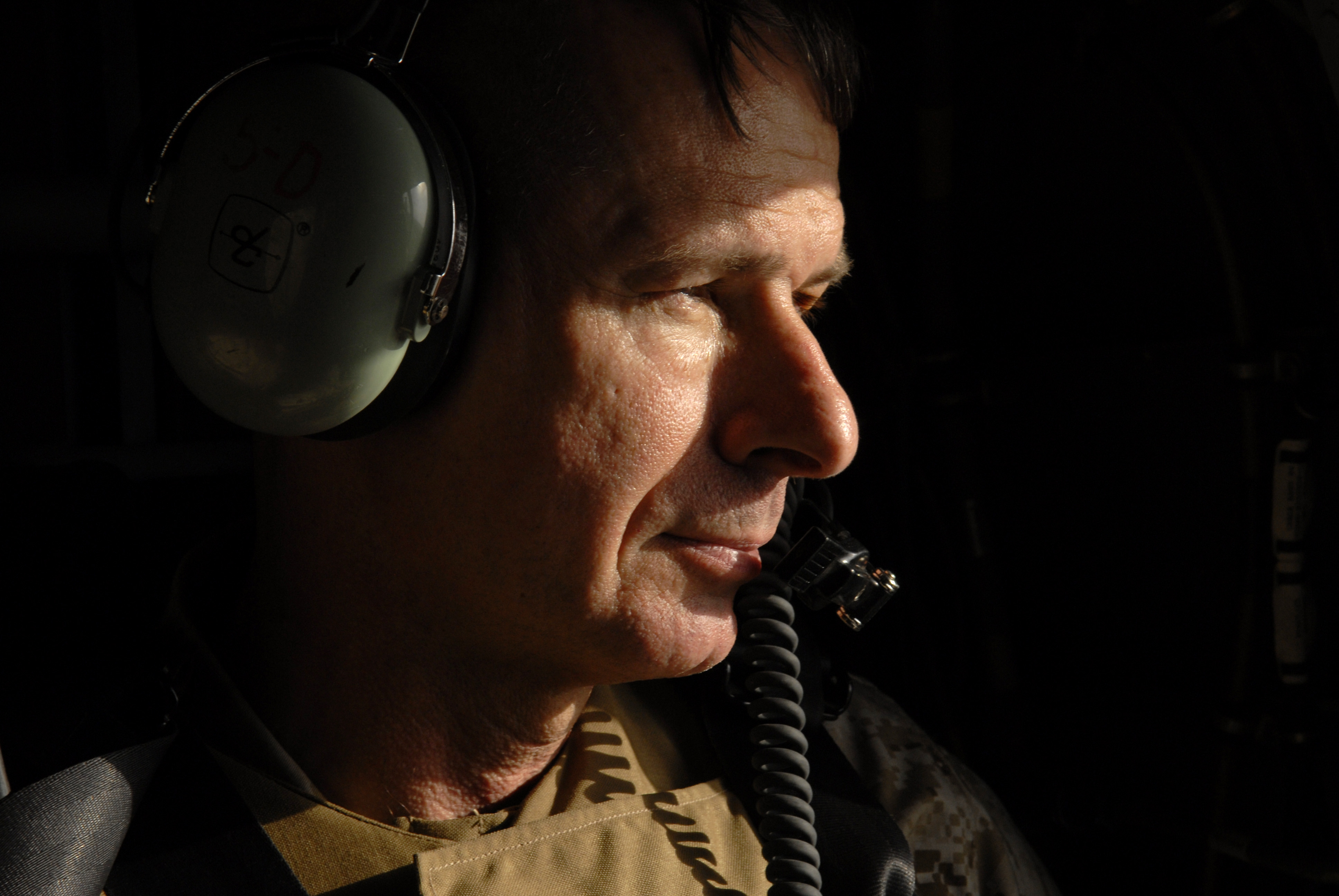 Chairman of the Joint Chiefs of Staff U.S. Marine Gen. Peter Pace looks ...