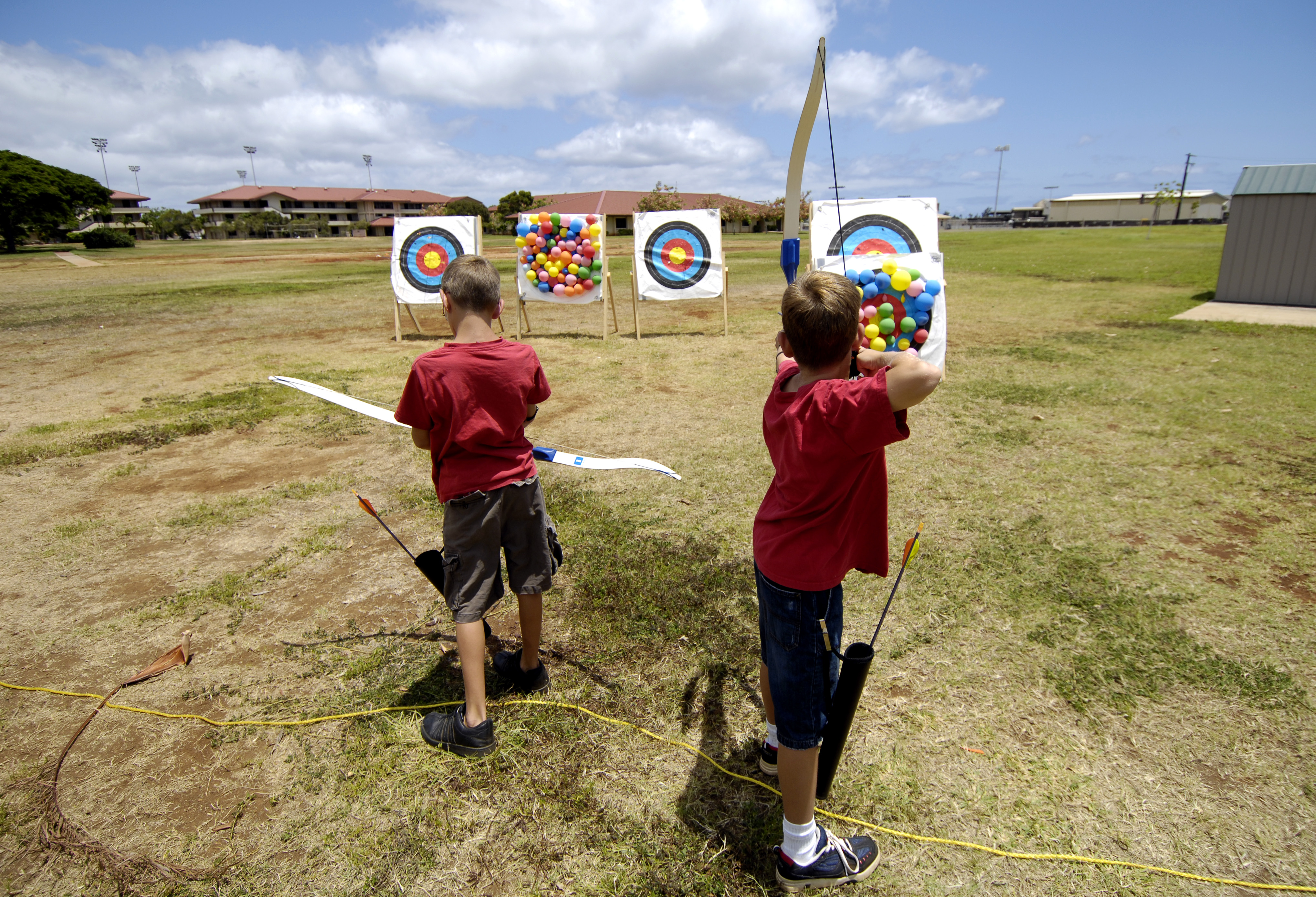 Archery lessons taught at Community Activity Center > 15th Wing ...