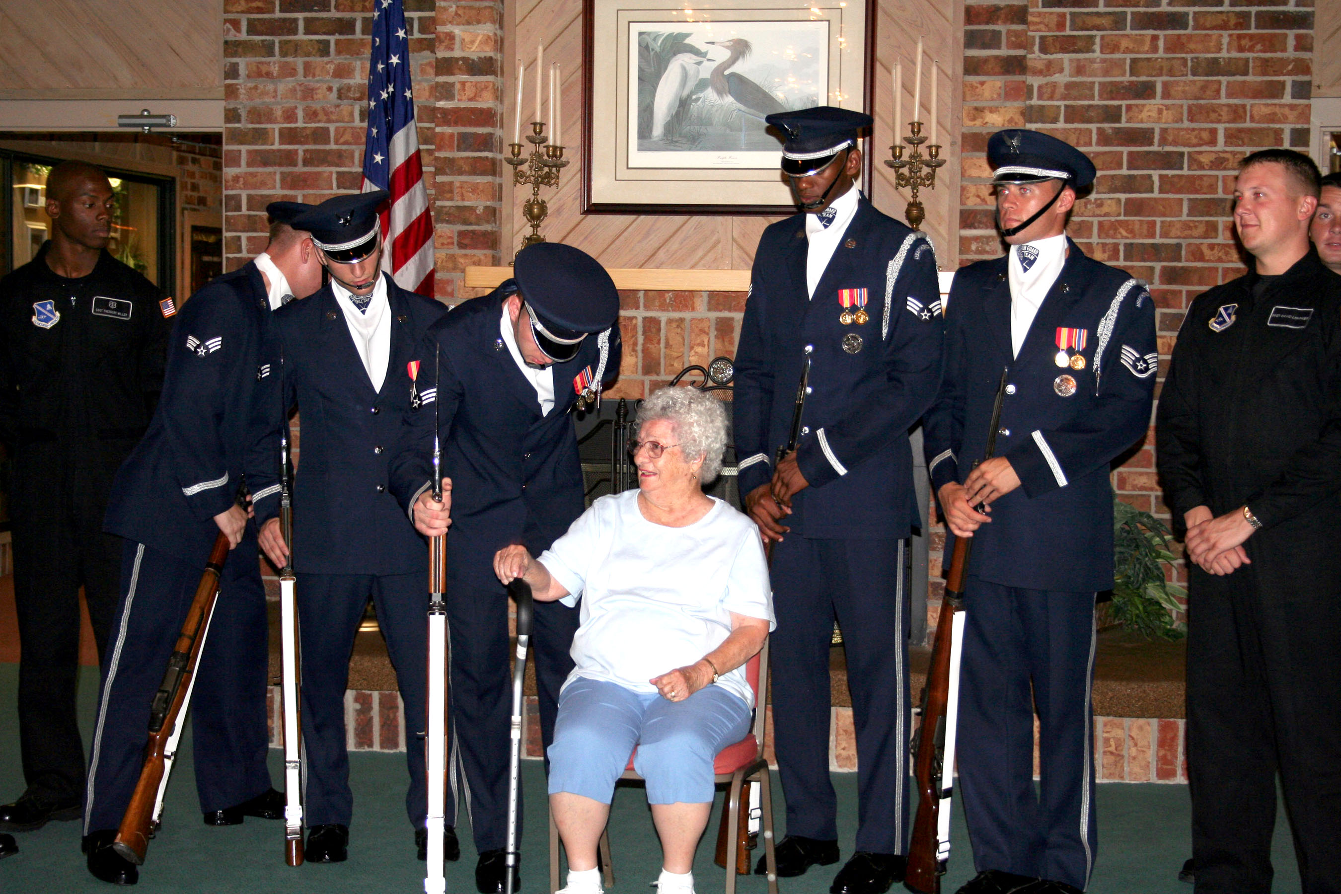 Air Force Honor Guard visits Air Force Enlisted Village > Air Force ...