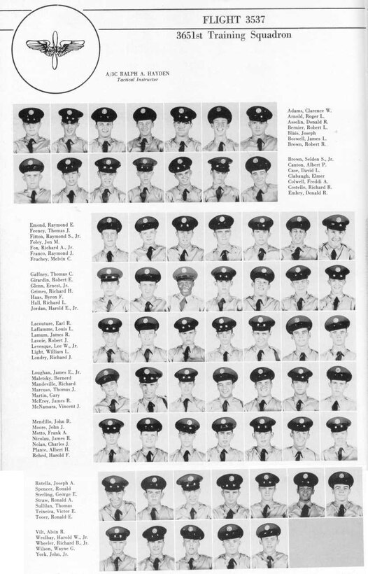 3651 Flt 3537 Oct 1954 Sampson AFB