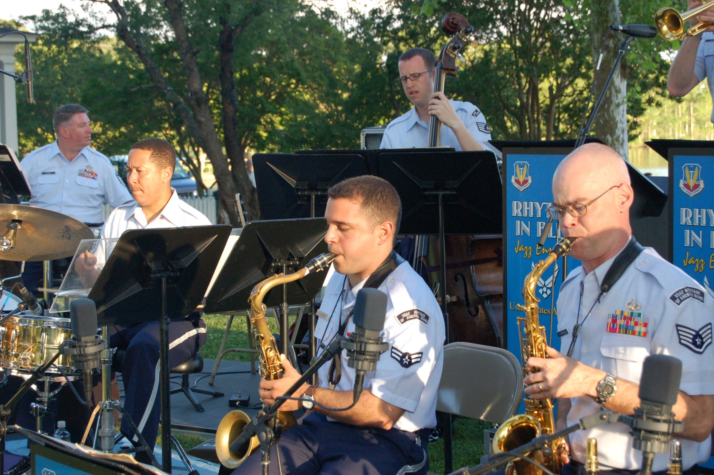 Rhythm in Blue set to Cool Summer Nights in August > Air Force Bands ...