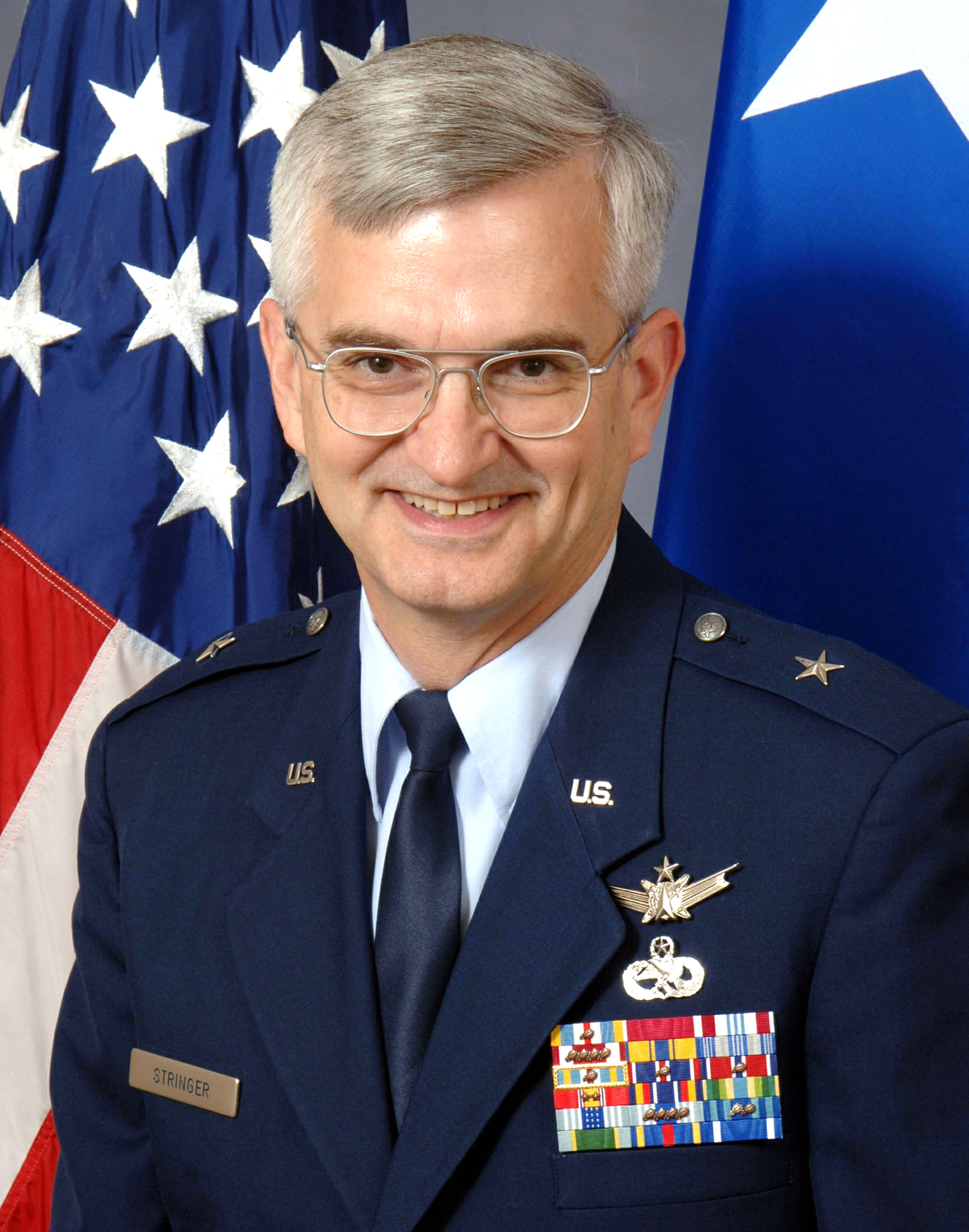 BRIGADIER GENERAL DAVID L. STRINGER > Air Force > Biography Display