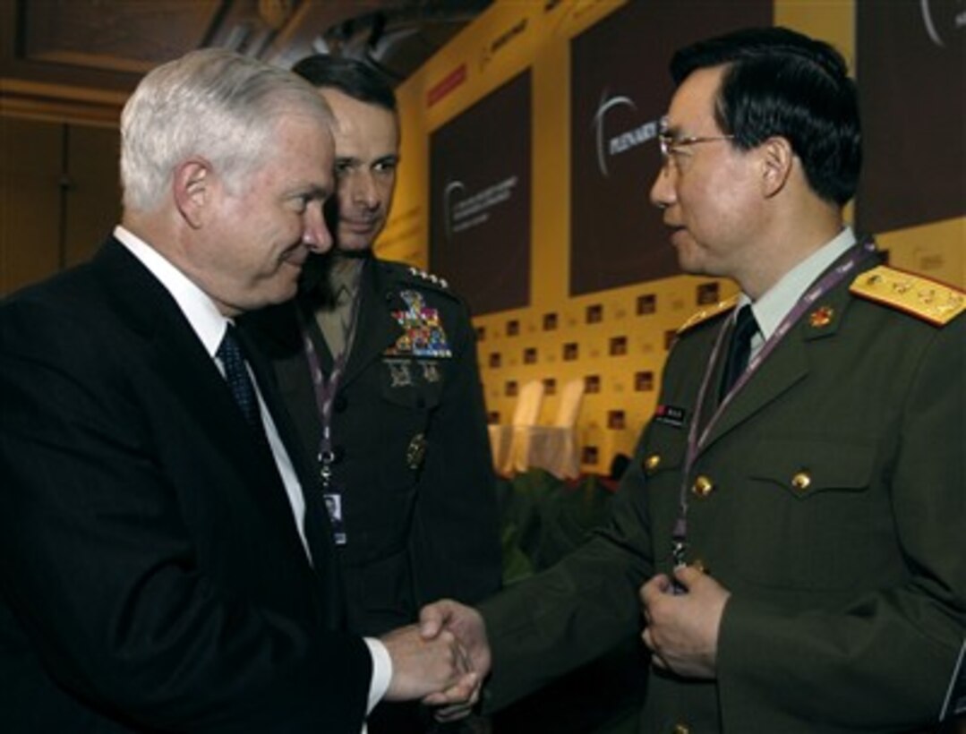 Secretary Gates meets with Lt. Gen. Zhang Qinsheng. | U.S. Department ...