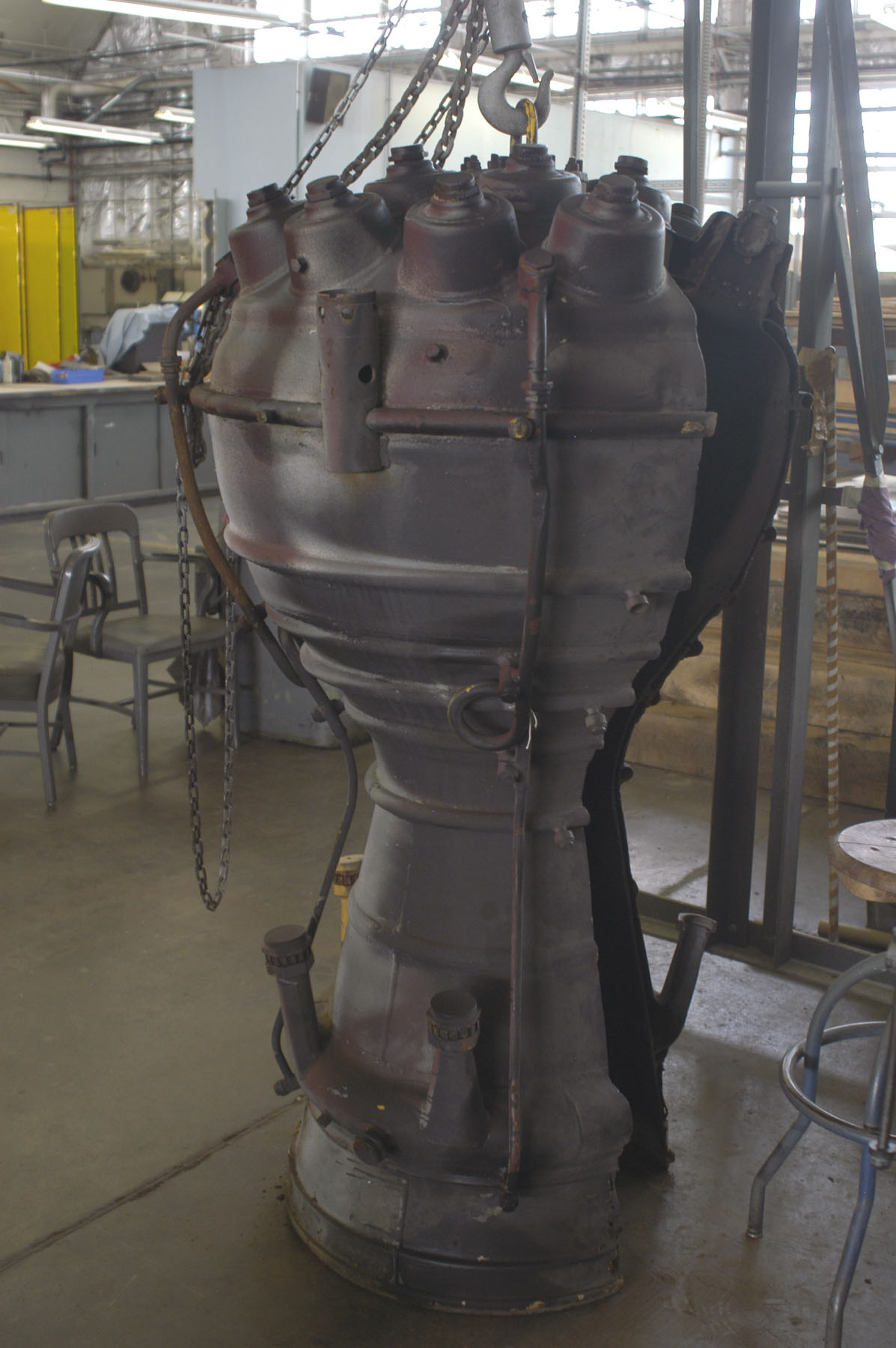 V-2 Rocket Combustion Chamber and Pump Assembly