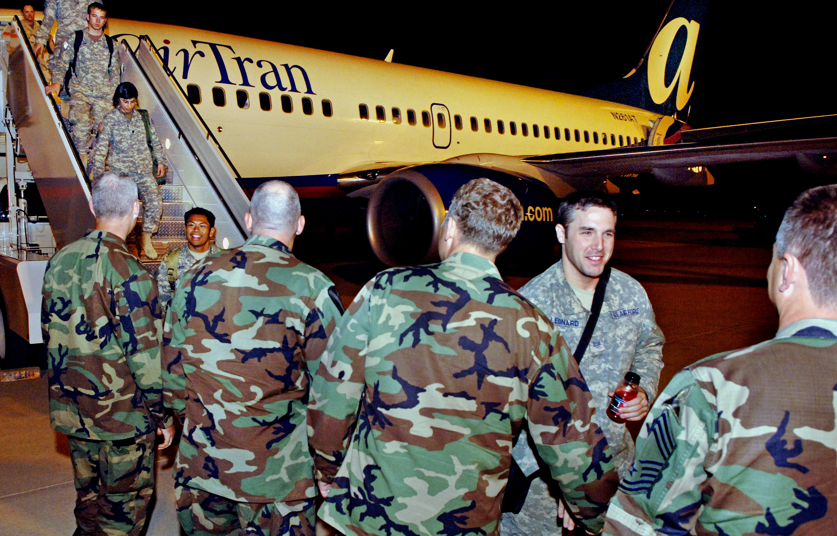 Airmen deployed with Army return home