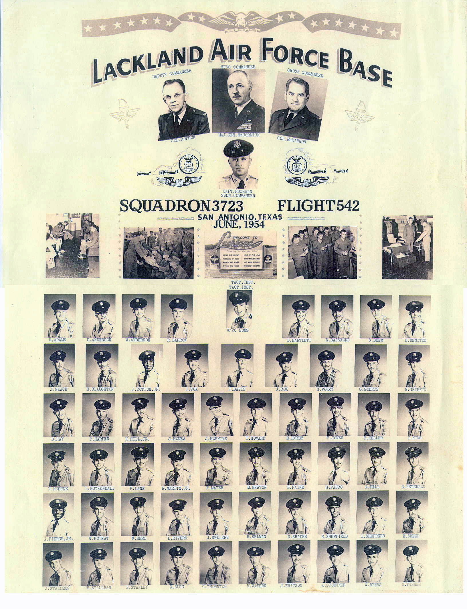 3723 Flt 542 Jun 1954