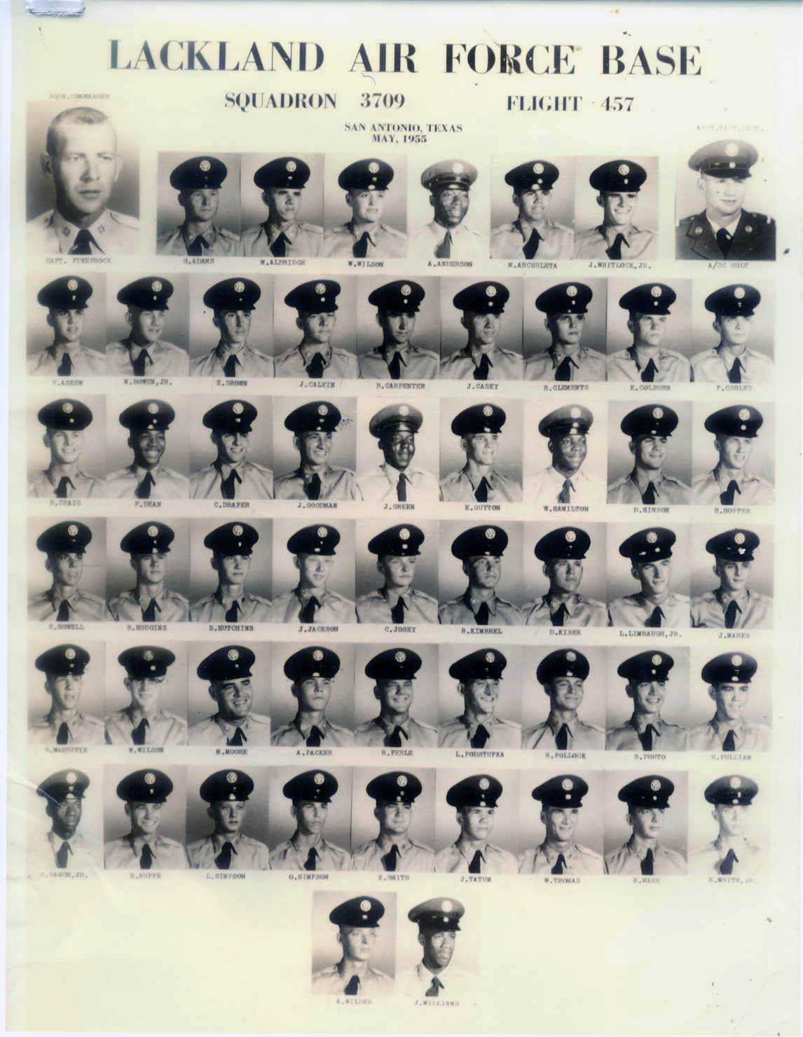 3709 Flt 457 May 1955